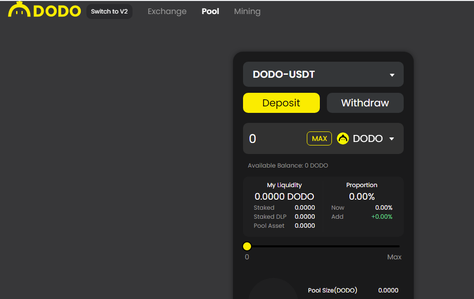 DODO v2 — a decentralized exchange provider | DAPP.EXPERT