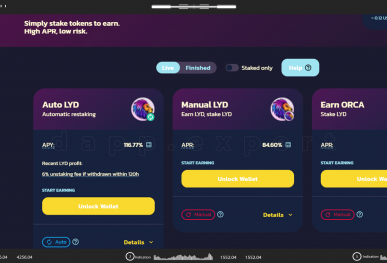 Lydia Finance — AMM exchange on the Avalanche blockchain | DAPP.EXPERT