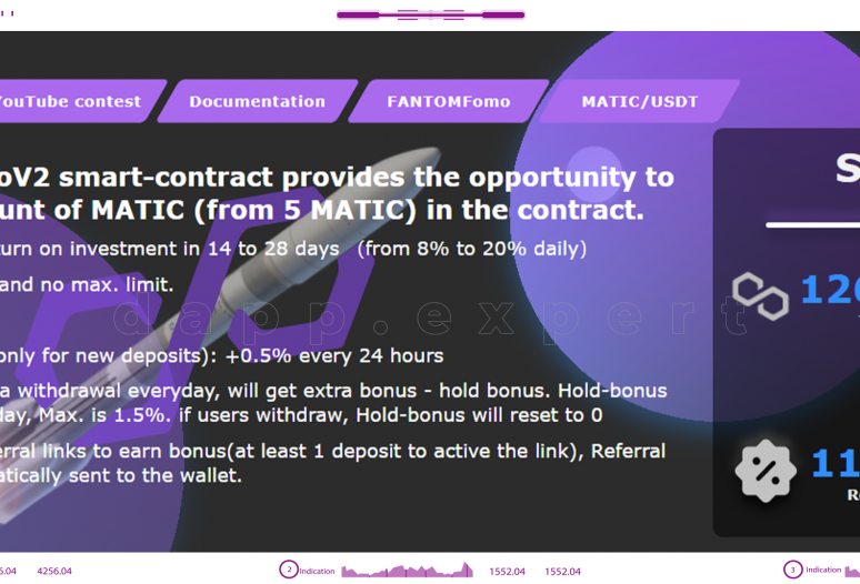 Matic Fomo v2: get rewards at Polygon | DAPP.EXPERT