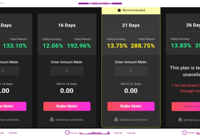 Matic Fortune: high ROI on Polygon | DAPP.EXPERT