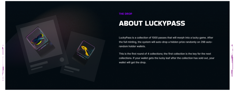 LuckyPass: earn rewards through play | DAPP.EXPERT