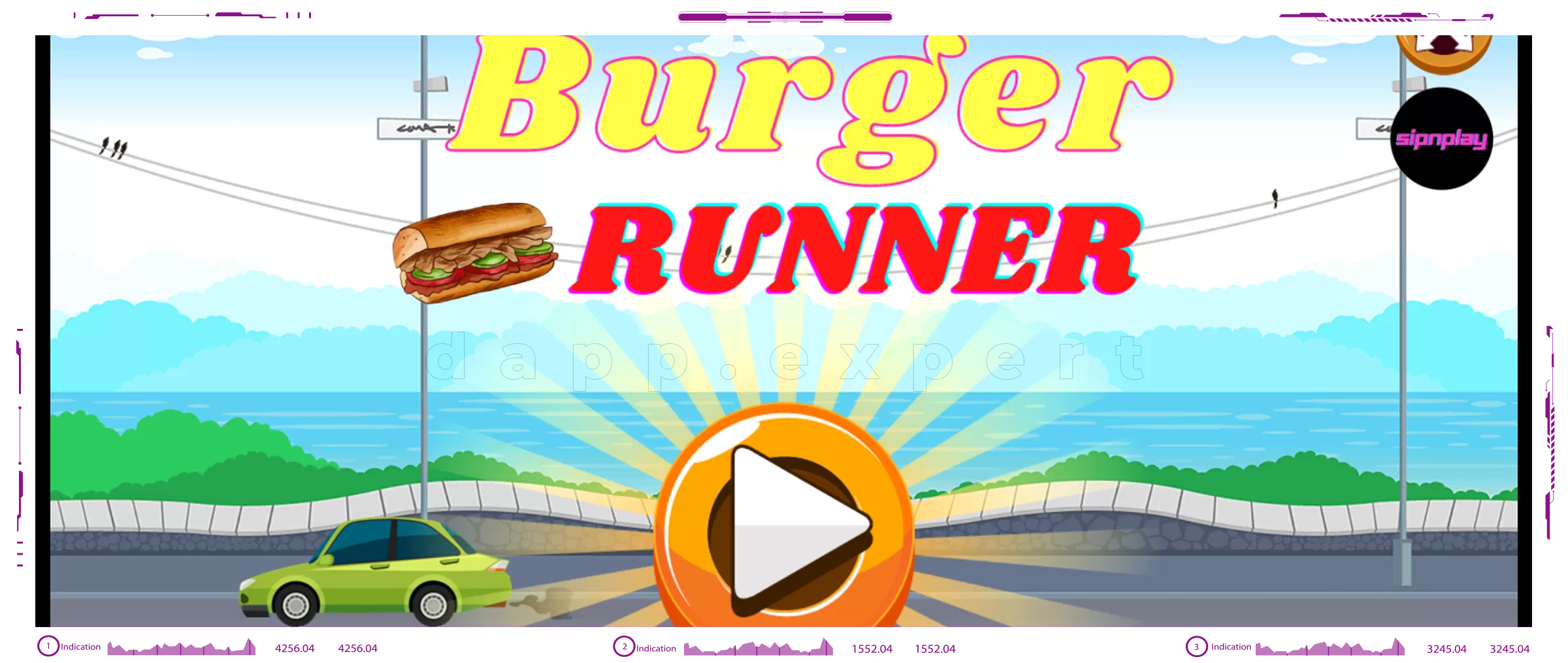 Burger Runner - single player game for profit | DAPP.EXPERT