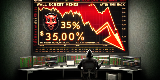 The Wall Street Memes (WSM) price dropped by 35% following a hacker who ...